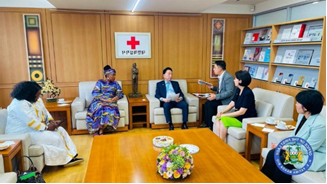 First Lady Lays Groundwork For More Cooperation With Korean Red Cross ...