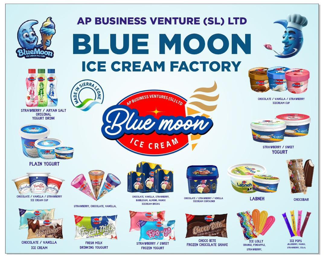 Blue Moon Ice Cream's Journey to Sierra Leone’s Heart - The Times ...